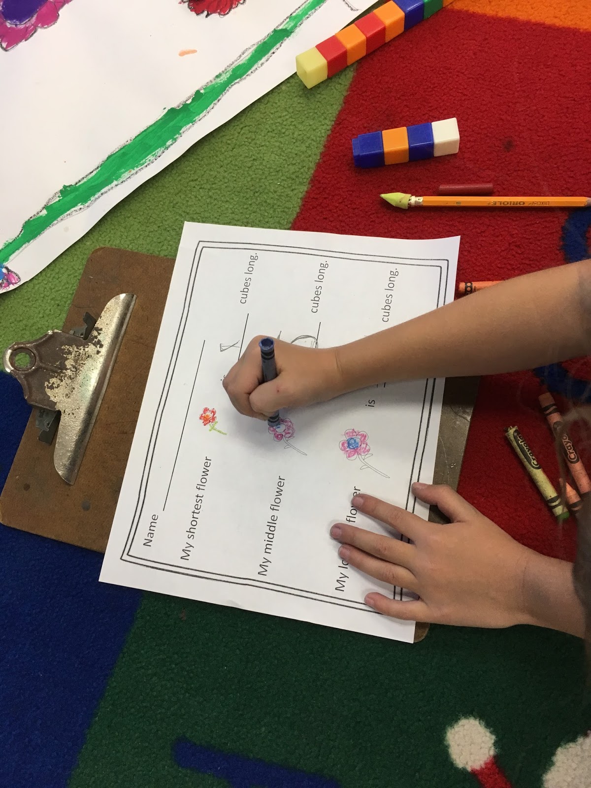 KickinItNKindergarten: Non - Standard Measurement with Flowers