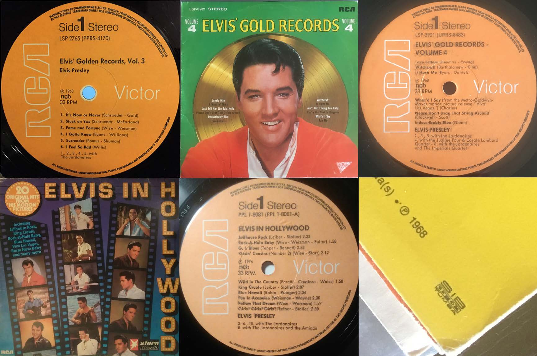 Elvis Today: The Swedish RCA LP's