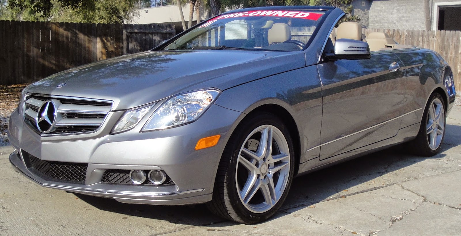 ORR Pre-Owned Destin: 2011 Mercedes E350 Convertible: Grey with Beige ...