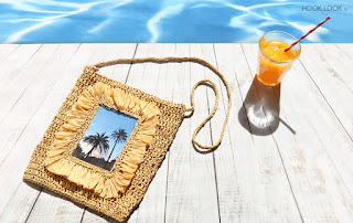 Sac tout rond et tout simple à crocheter en raphia ! - HOOKLOOK. Méli ...