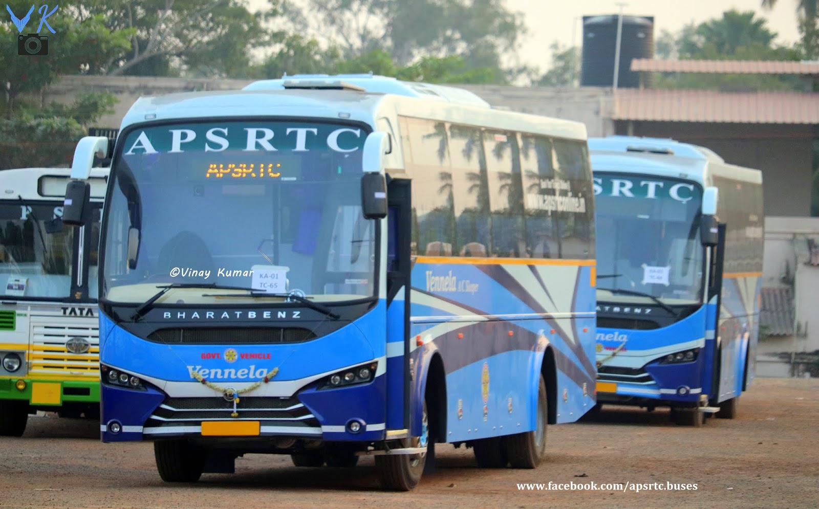 APSRTC NEW VENNELA AC SLEEPER BHARAT BENZ BUS