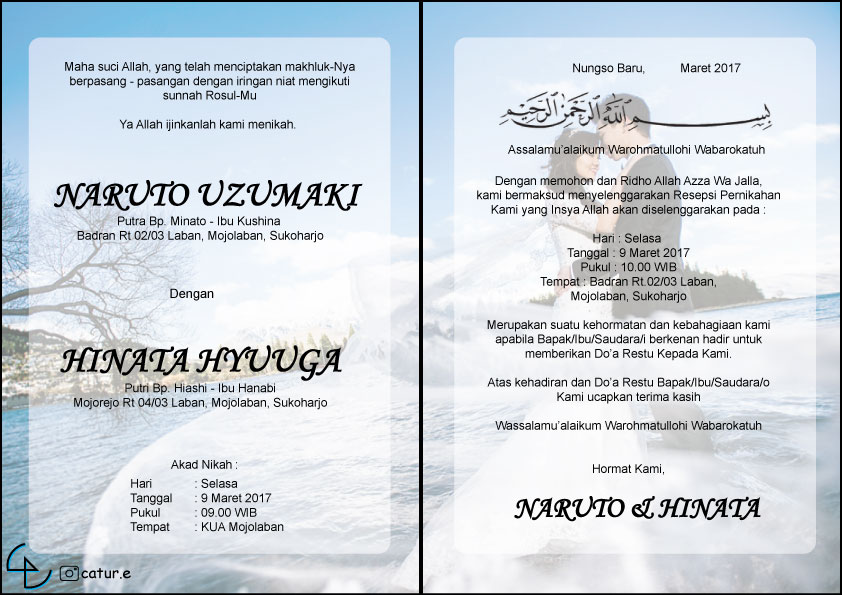 C-Desain: Undangan Pernikahan