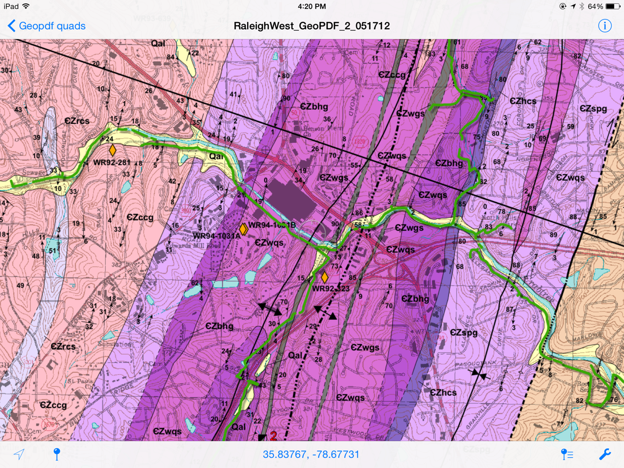 NC Greenways Geology: Crabtree Creek Trail