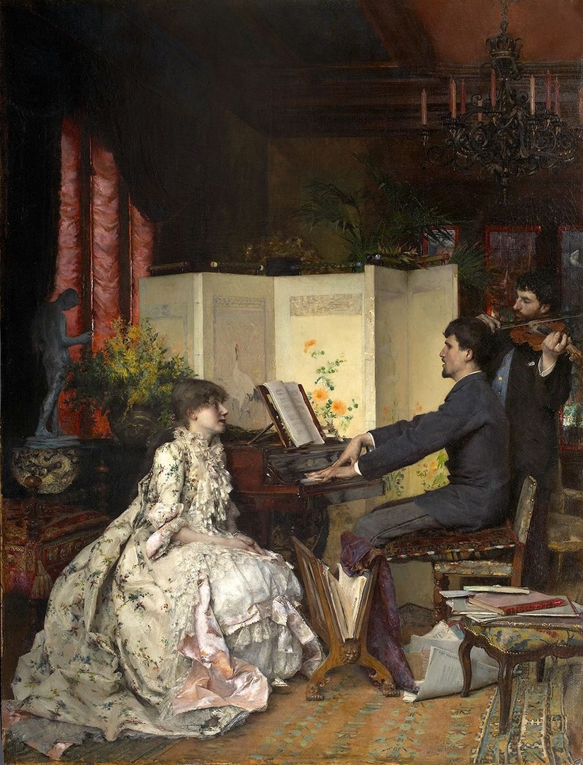 PASCAL ADOLPHE JEAN DAGNAN-BOUVERET , REALISM ARTIST (FRENCH, 1852-1929 ...