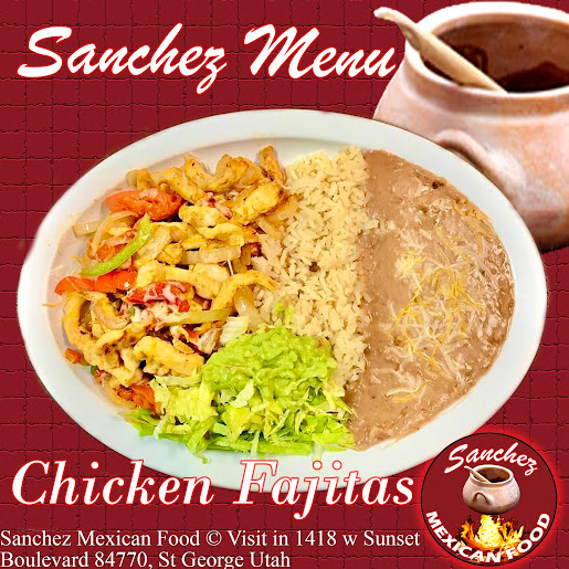 Menu ~ Sanchez Mexican Food