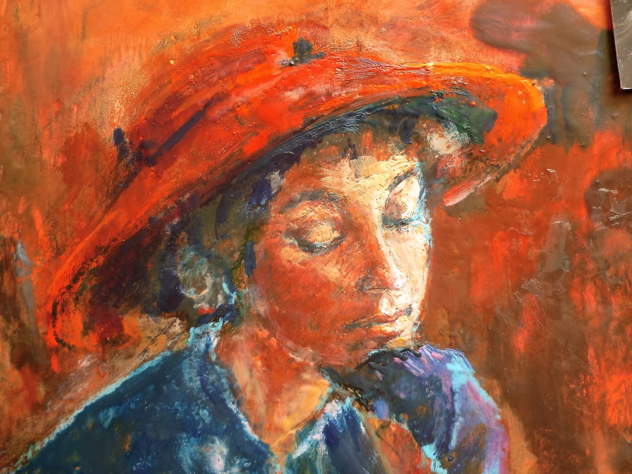 60 Years of Making Art: Portraits in encaustic, oil and encasutic and oil
