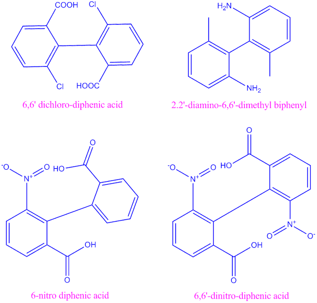 optical activity of spirans and biphenyl compounds. - CHEMSOLVE.NET