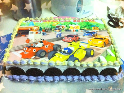Cook.Bake.Love: Lucius 两岁生日蛋糕 Part 2：Roary The Racing Car Cake (Vanilla ...