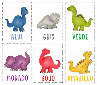 SGBlogosfera. María José Argüeso: DINOSAURIOS DE COLOR
