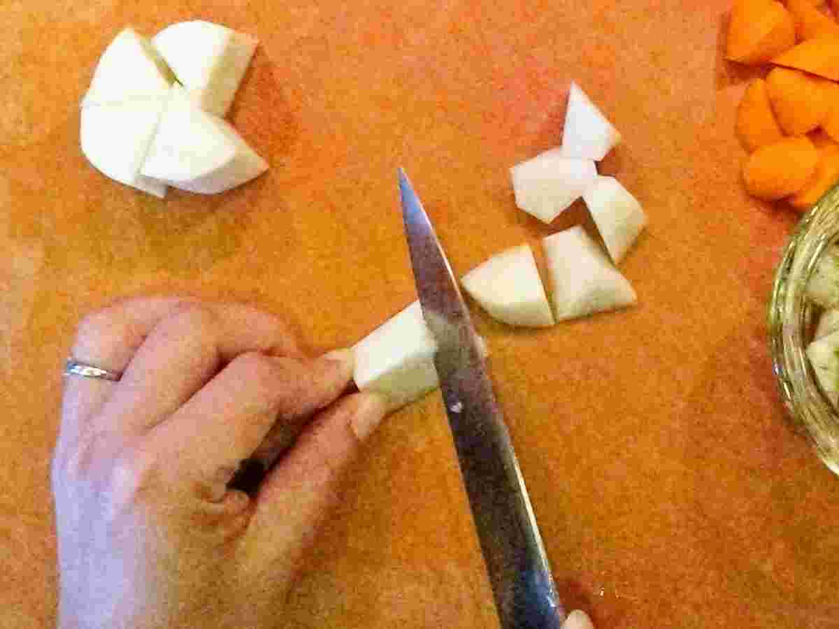 Recipes for Tom: Rangiri diagonal cut