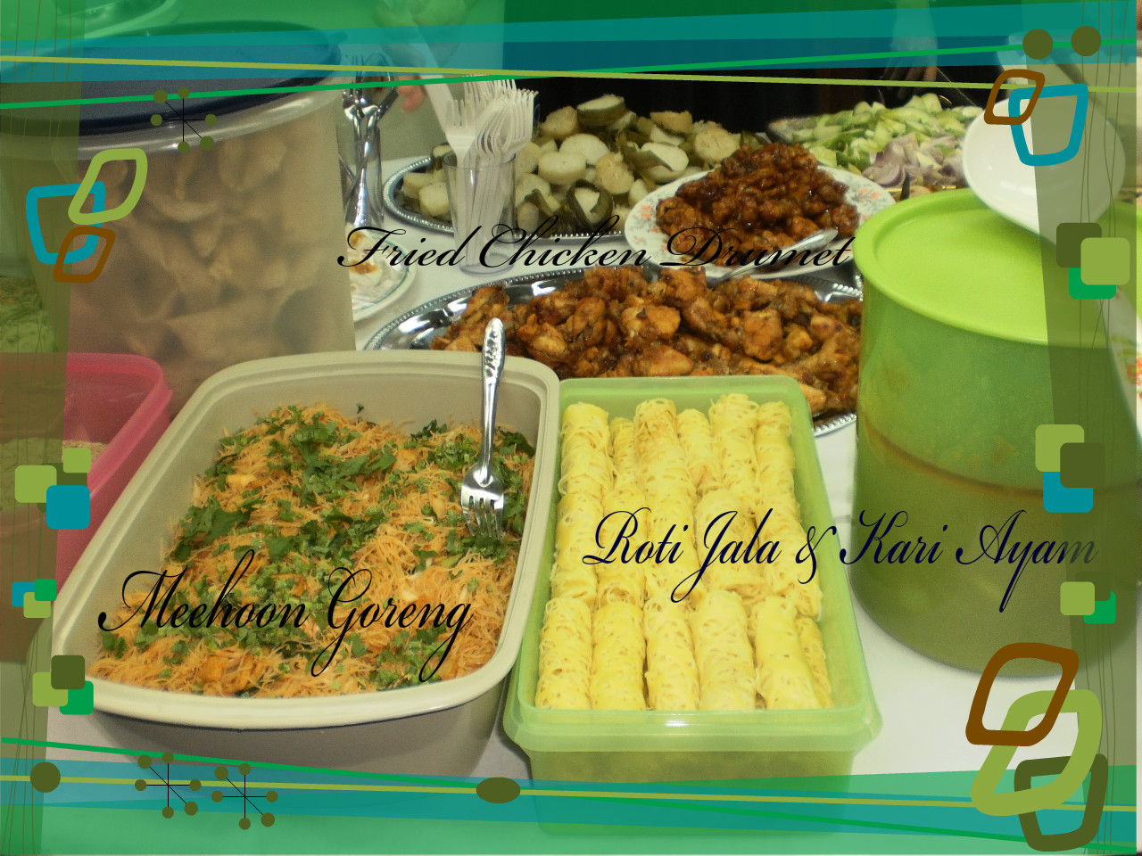 Bila Masa Lapang....: Pot Luck...Jamuan Raya@Ofis