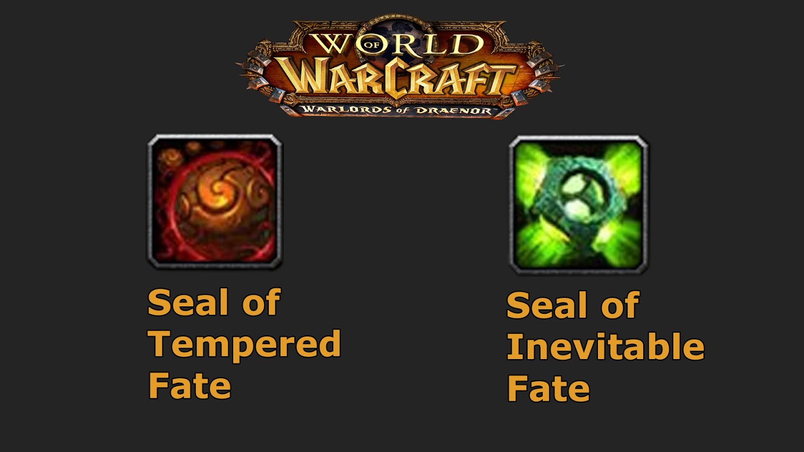 Master of World of Warcraft : More than 3 seals of inevitable fate a week