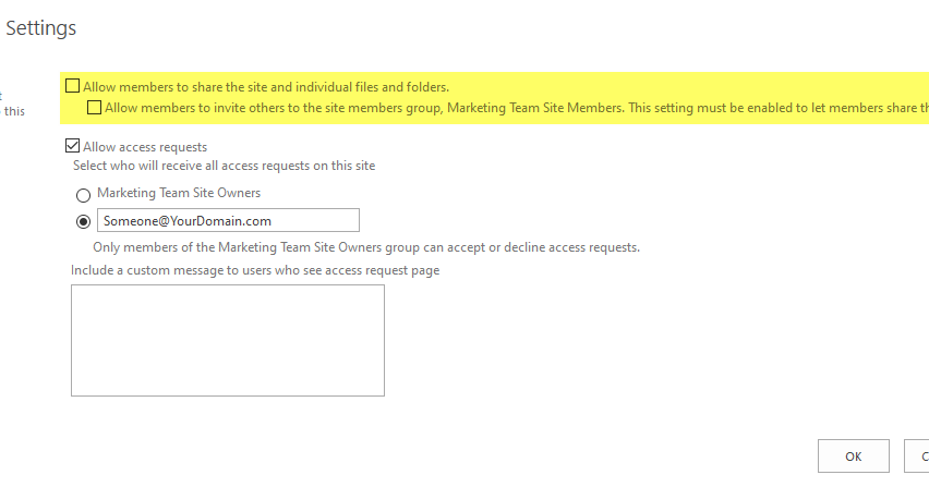 Sharepoint Online How To Disable Sharing For Non Owners Using Powershell Sharepoint Diary