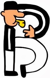 Alfabeto con árbitros de futbol. - Oh my Alfabetos!