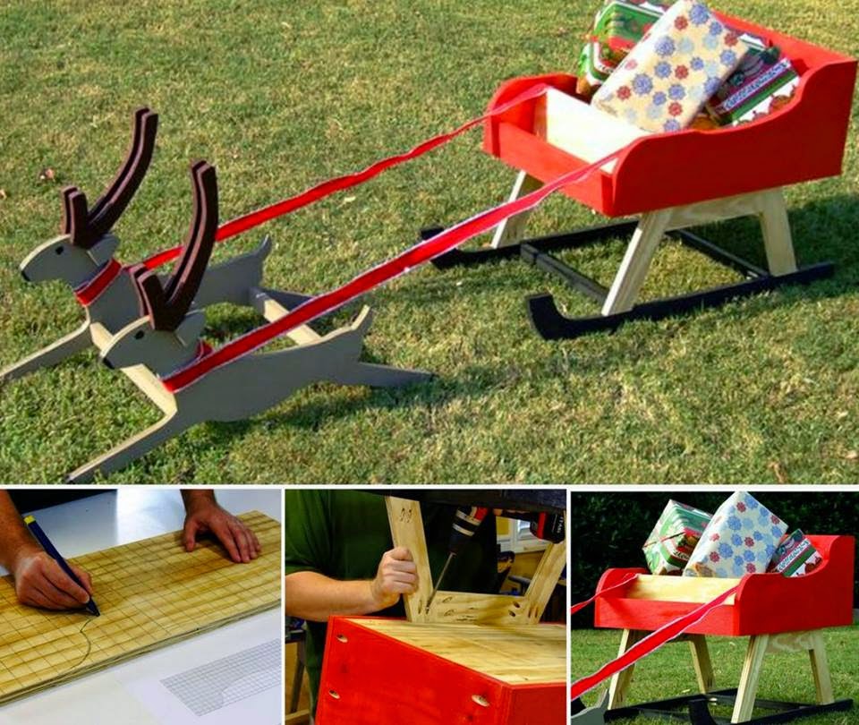 Ideas & Products: Santa Sleigh with Reindeers