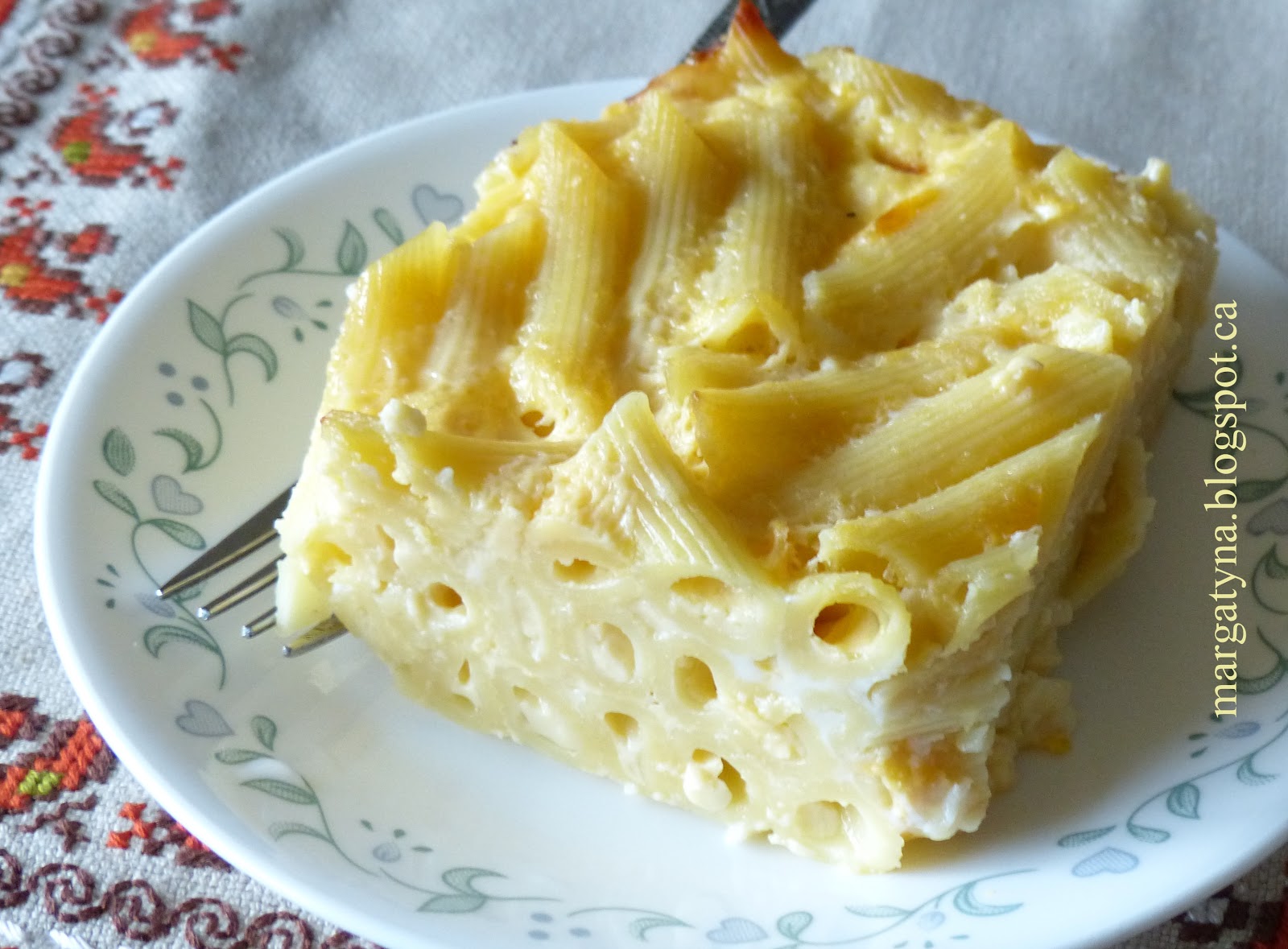 Eclectic Cuisine: Макарони на фурна / Pasta pudding -dessert