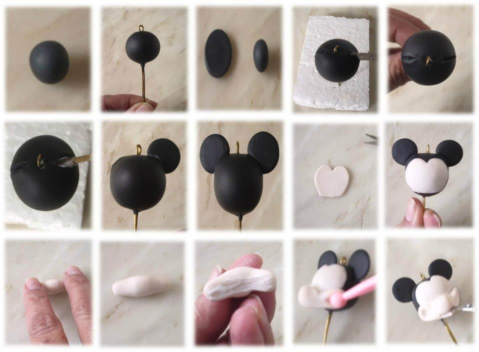 Lubiartes Bonecas De Pano Mickey E Minie Passo A Passo Biscuit
