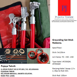 Jual grounding set stick rod ukuran 10kv 20kv 70kv 150kv Redzona lokal ...