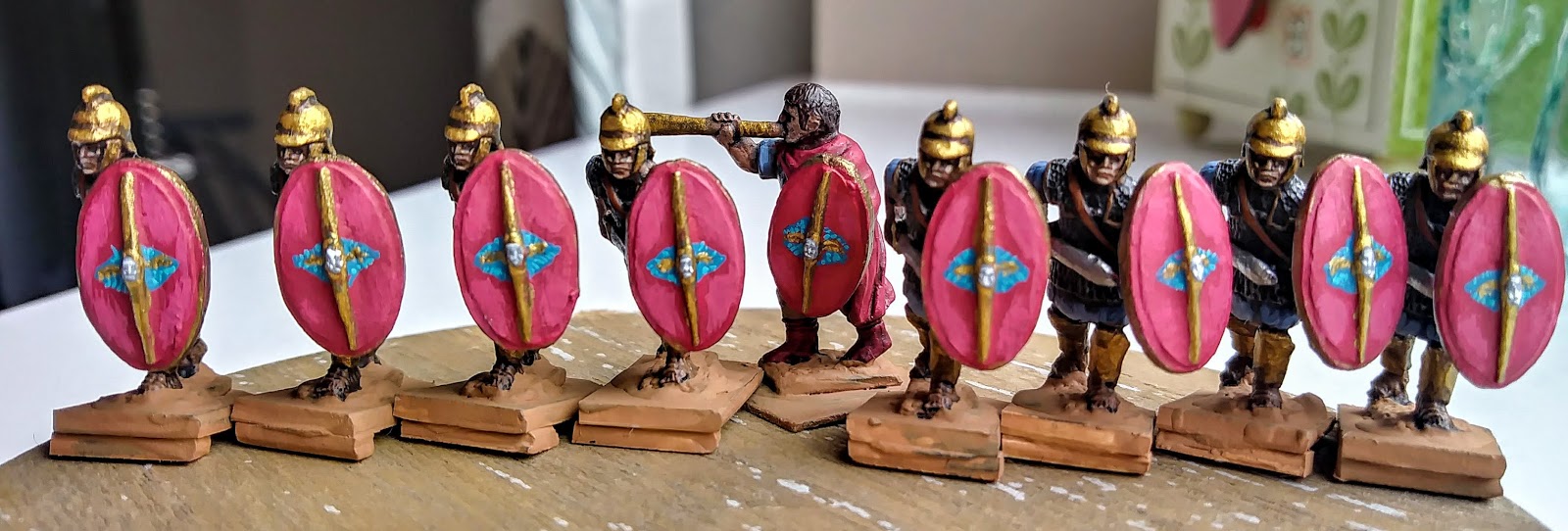 PARADE GROUND WORKSHOP: Hand Painting Shield Designs