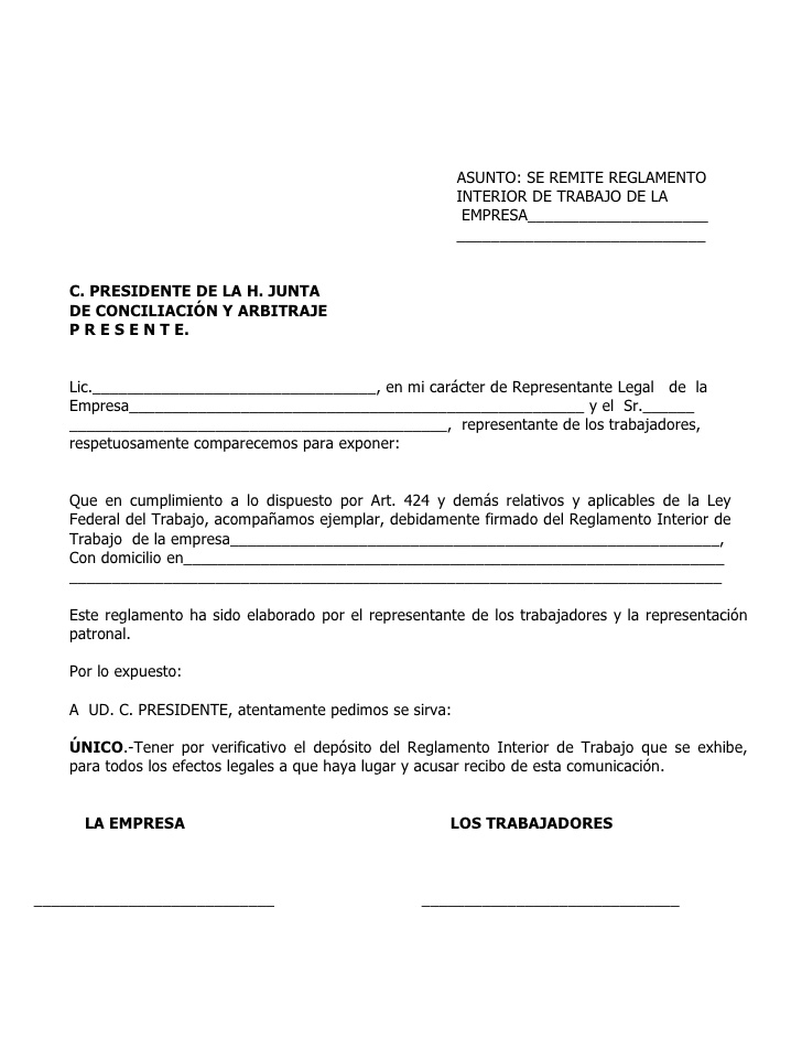 Acta De Hechos Machote