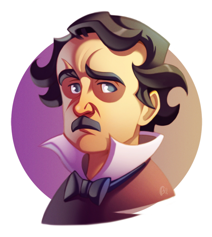 Pinzellades al món: Edgar Allan Poe: il·lustracions i caricatures ...