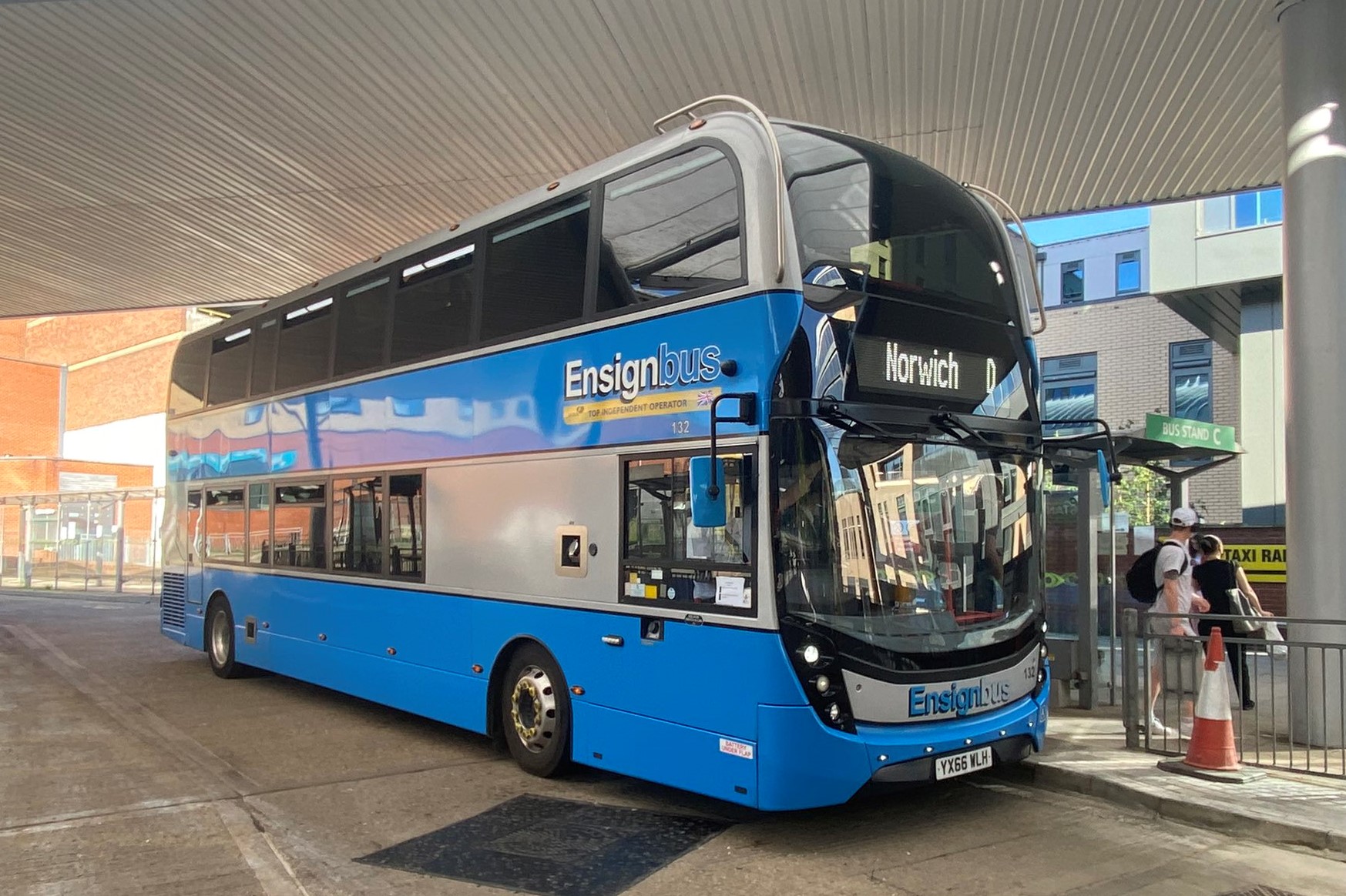 East Norfolk (& East Suffolk) Bus Blog: Ensign Loan in Service