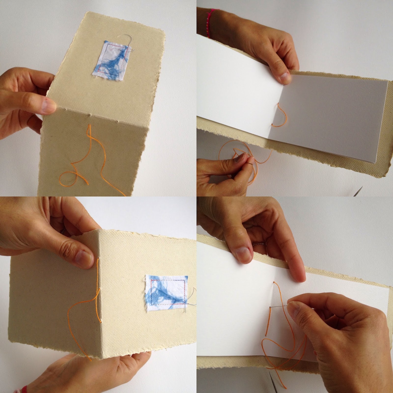 One Bunting Away: DIY- Handmade notebooks for watercolors or sketching