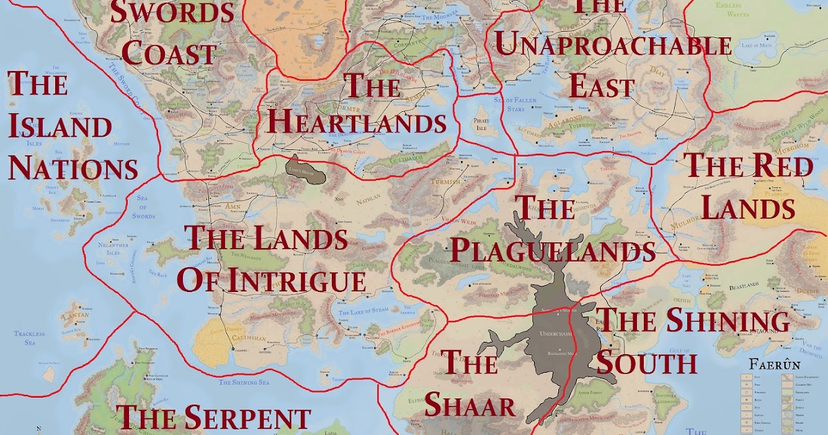 Forgotten No More: The Regions & Countries Of Faerun