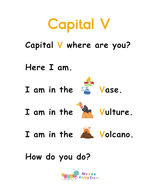 Letter V 'Uppercase-Lowercase' - Alphabet Stories - Reading ...