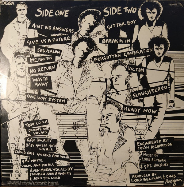 SPANISH BOMBS: One Way System -All systems go Lp 1983