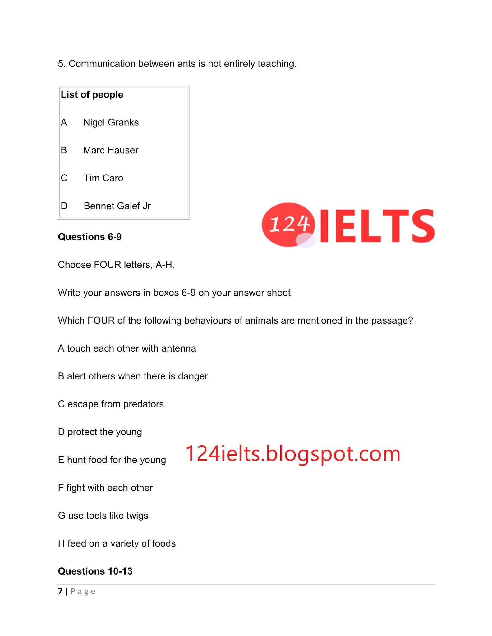 IELTS Reading Test-2 with Answer Key (Special Practice test based on ...