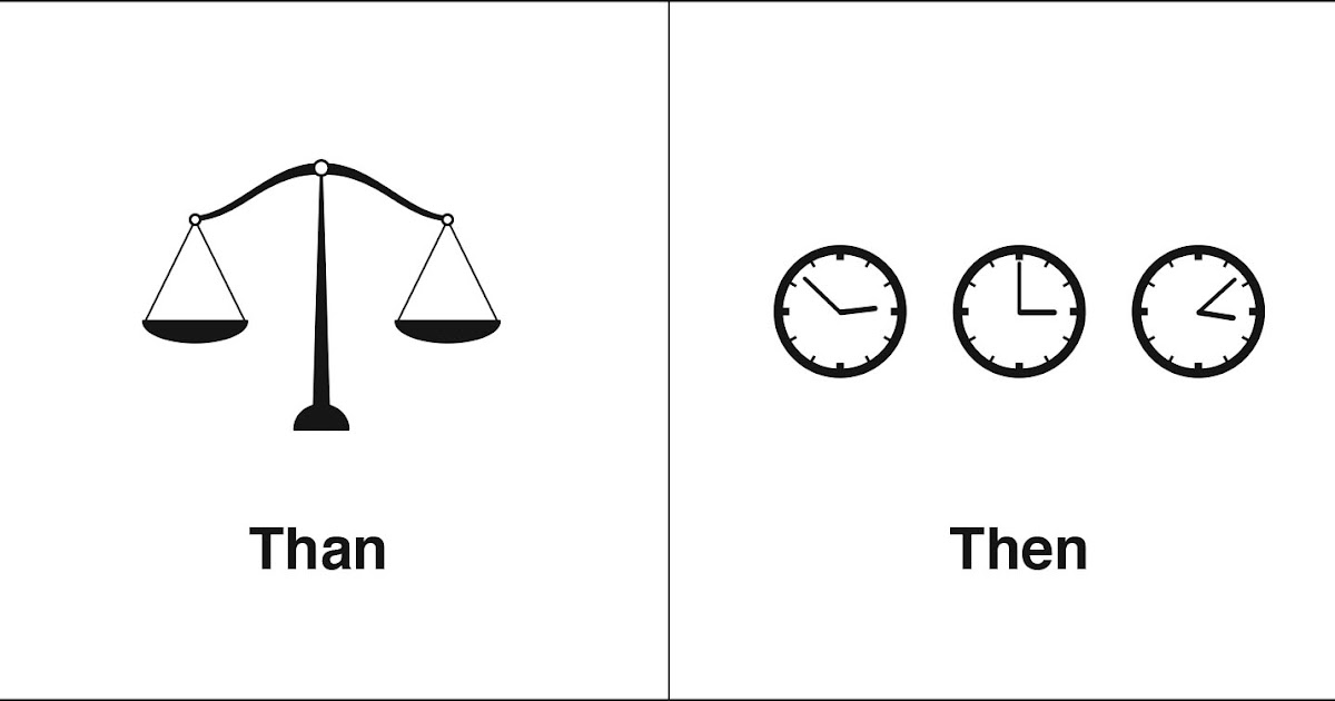 Homophones, Weakly: Than & Then