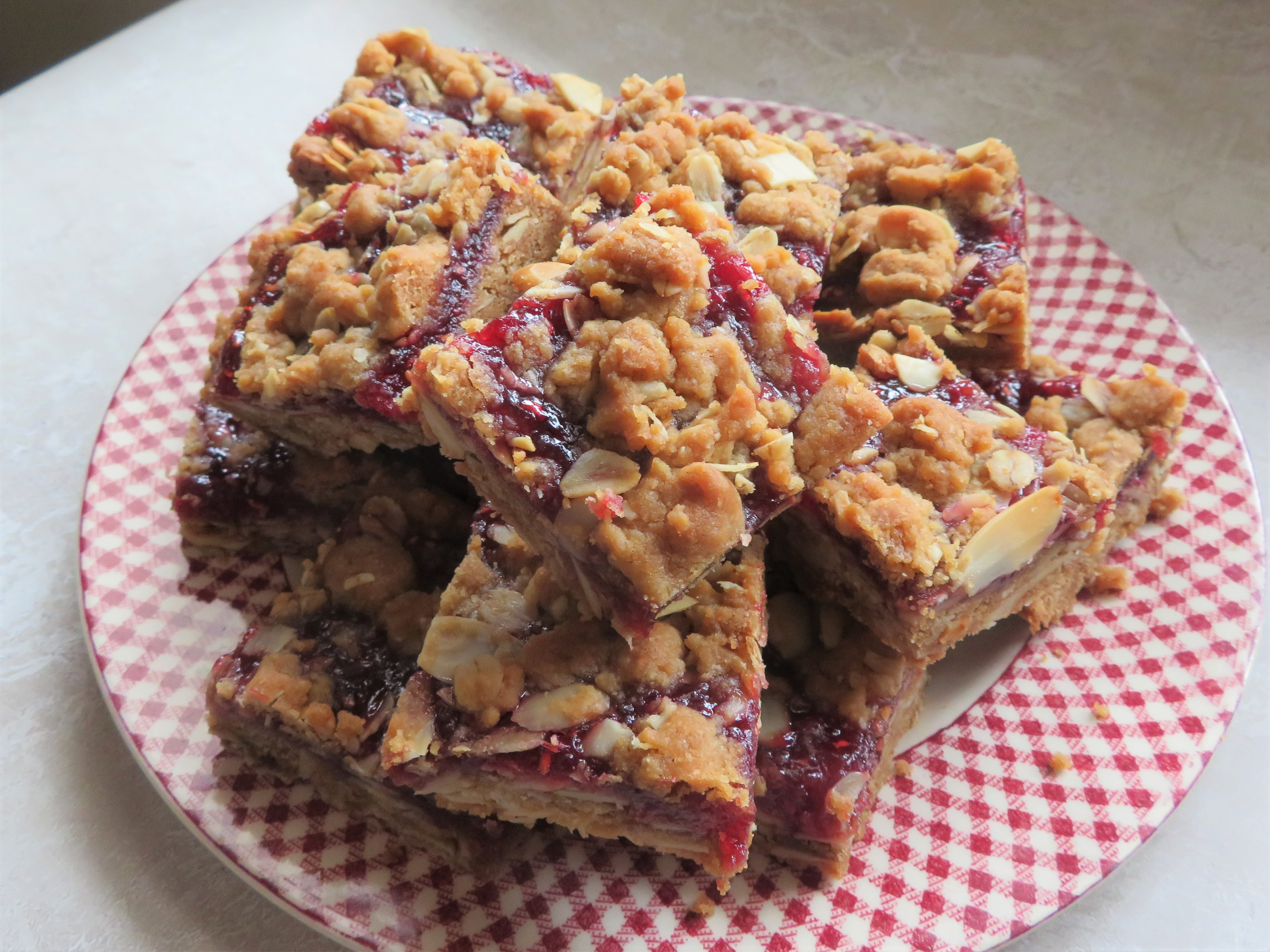 Raspberry Jam Bars | The English Kitchen