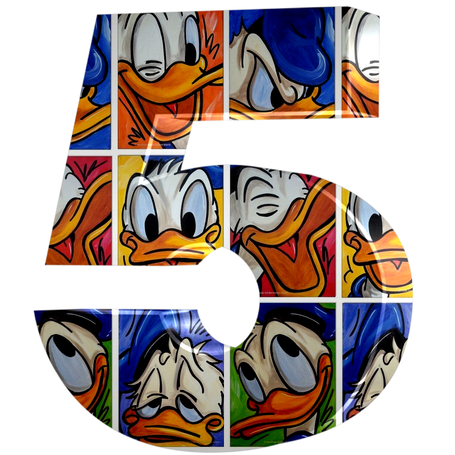 M. Michielin Alphabets: DONALD DUCK FACE TEXTURE SEAMLESS ALPHABET ...