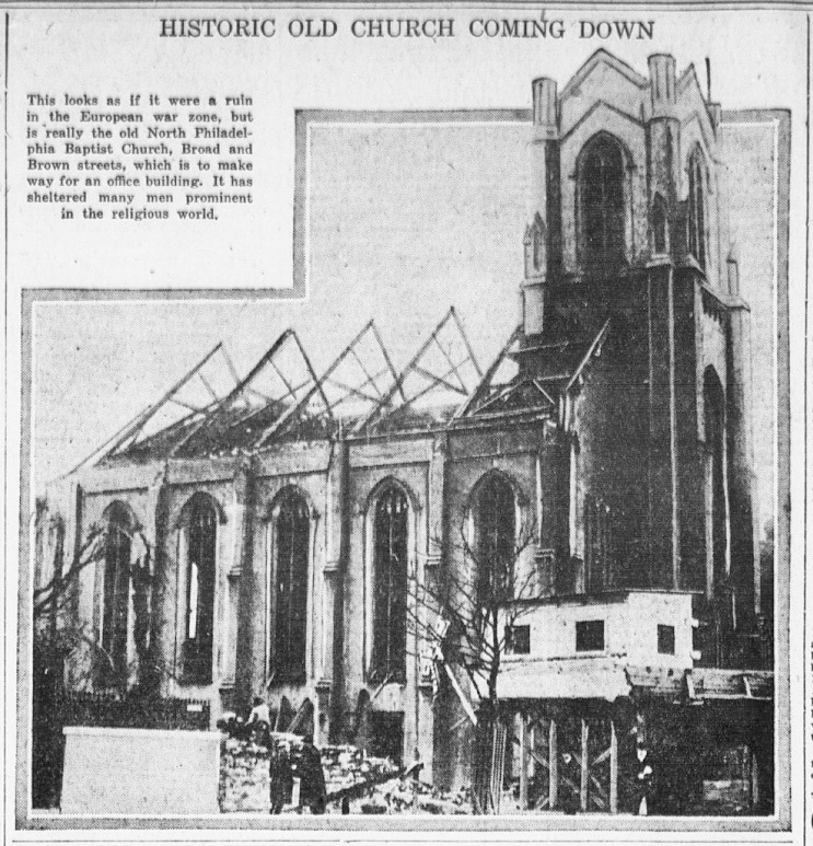 Philly & Stuff: North Broad Street Baptist Church, Broad and Brown Sts ...