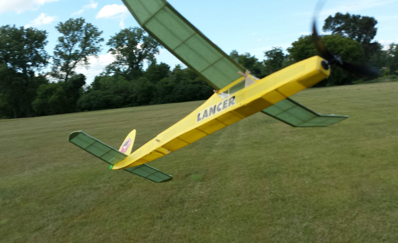 Scienceguyorg Ramblings: Guillow's Lancer Rubber Power Model