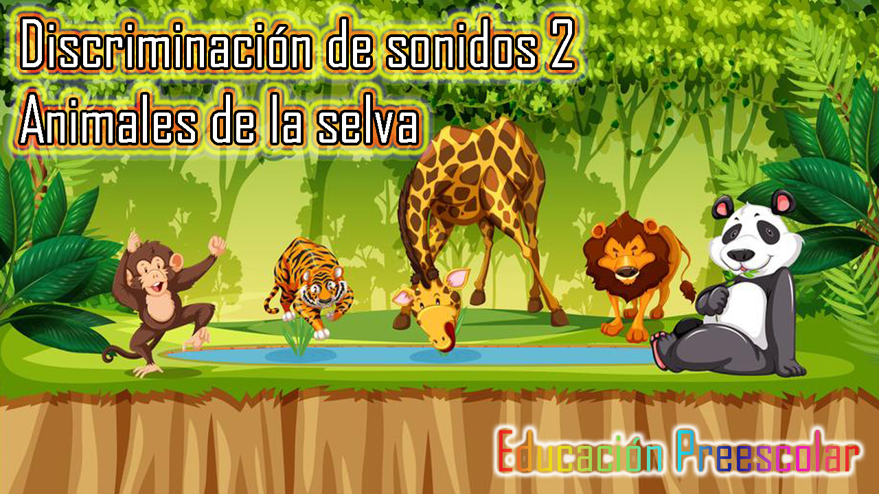 ESCUCHA animales salvajes ~ Expresión y apreciación artistica