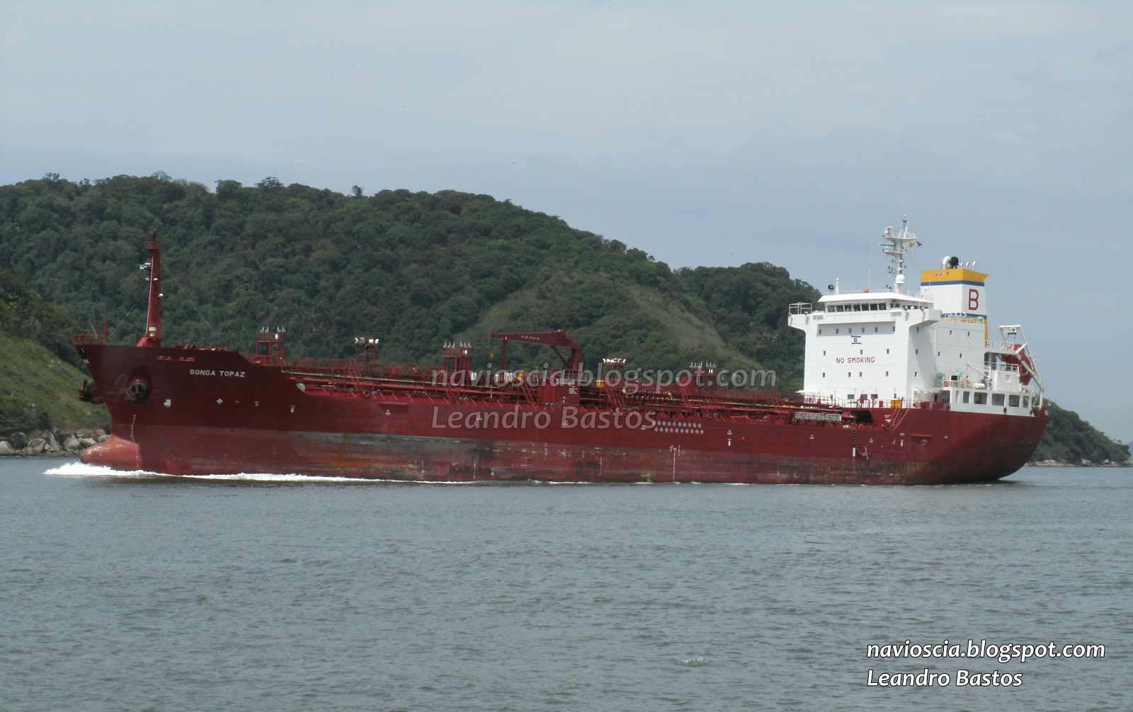 Navios de Santos & CIA: Navio SONGA TOPAZ