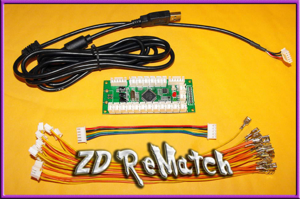 Zero Delay Arcade USB para PC codificador joystick