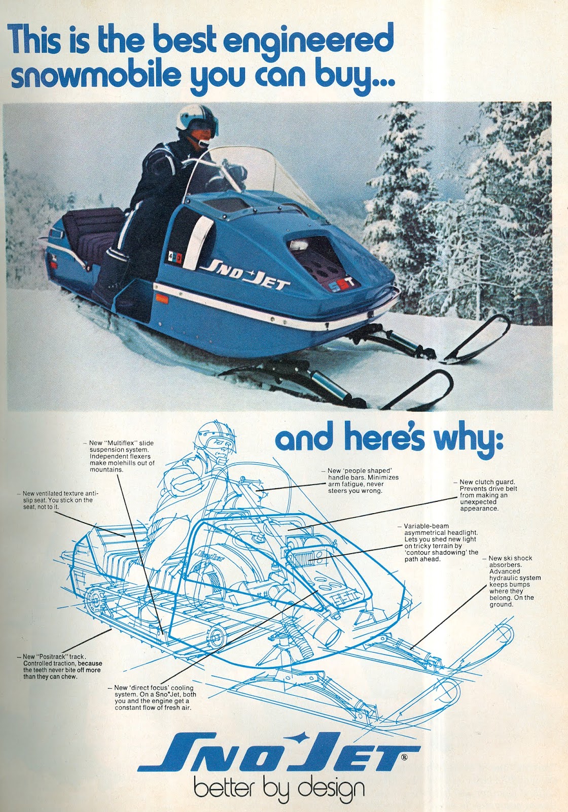 CLASSIC SNOWMOBILES OF THE PAST: 1972 SNO-JET SNOWMOBILE