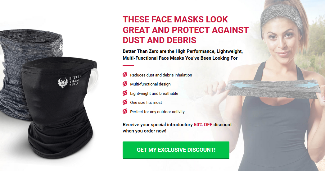 Better Than Zero Face Mask: Better Than Zero Face Masks - Gives You A ...