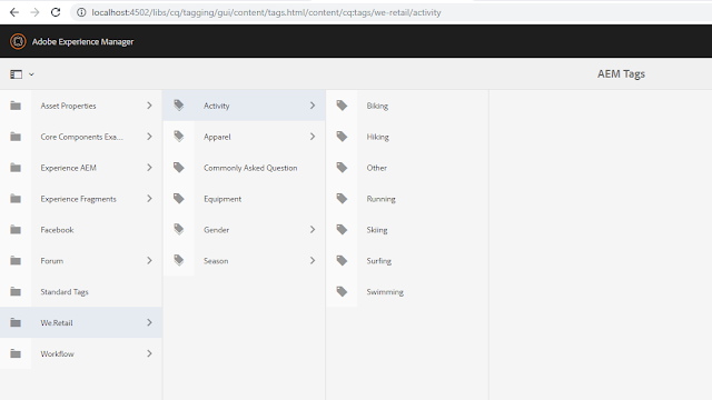Experiencing Adobe Experience Manager Aem Cq Aem 65 Touch Ui Sort Tags Alphabetically In