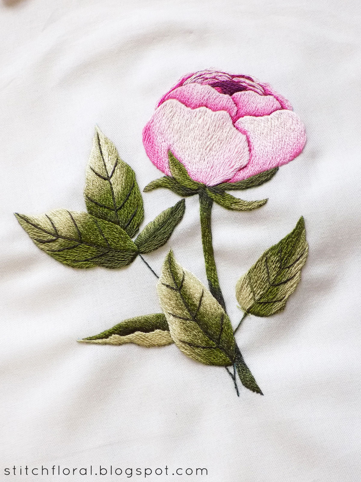 Needlepainting for beginners: final project - Stitch Floral