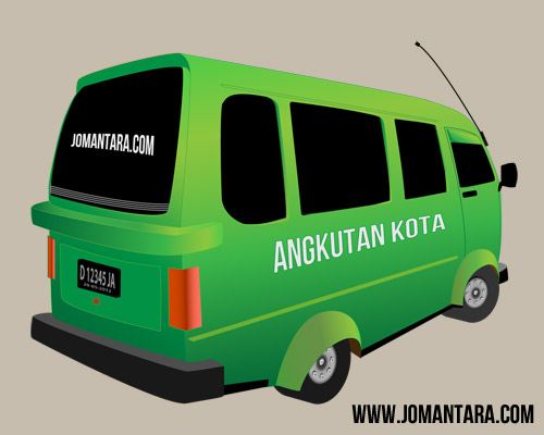 Angkot: Free Vector Graphic