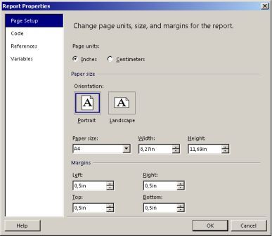 A Woman At the Edge of Business Intelligence: Report Page Setup - Paper ...