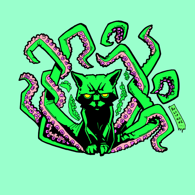 ROLLINKUNZ!: OUTLASTEROIDS Print-and-Play released; Catthulhu rises ...