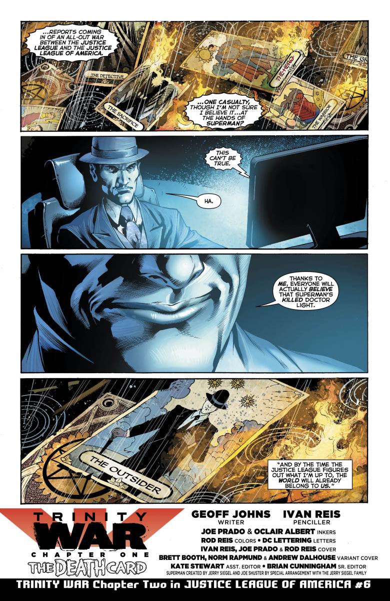 DC Comics - Reading Orders And Chronologies: The Road To Trinity War