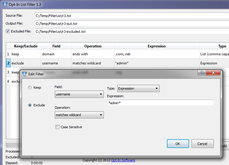 Opt-In Software: 2012