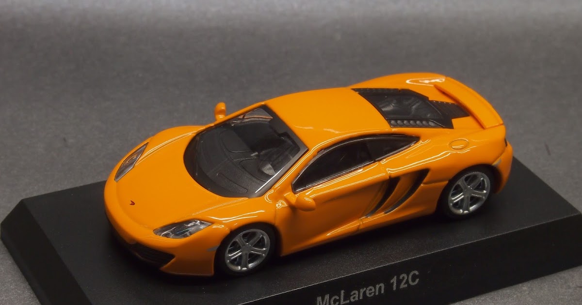 My 1-64 World Minicar collection: Kyosho 1/64 McLaren minicar Collection McLaren 12C Orange