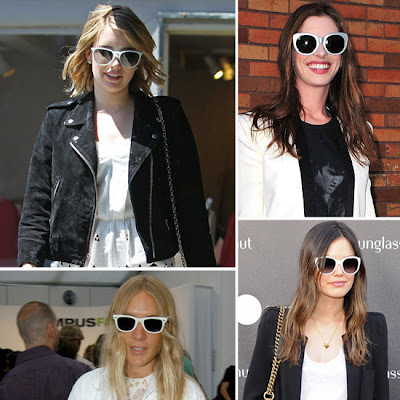 Fashion Style For Girls: How to Rock White Sunglasses Like a Hollywood Star